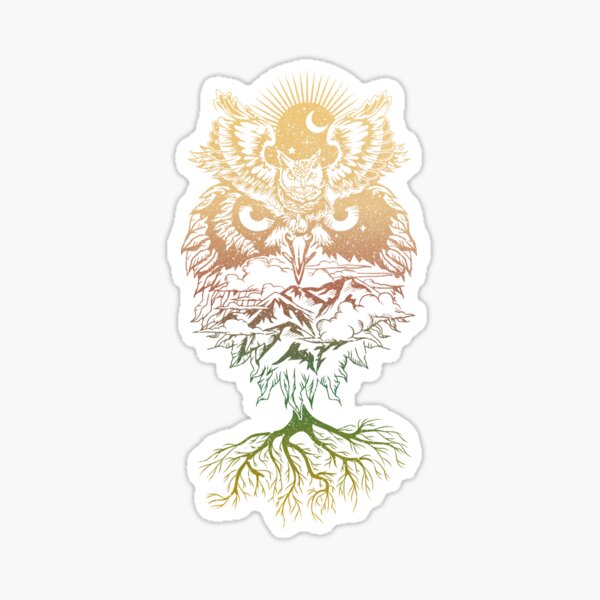 "Cottagecore Aesthetic Owl - Forestcore " Sticker for Sale by ...