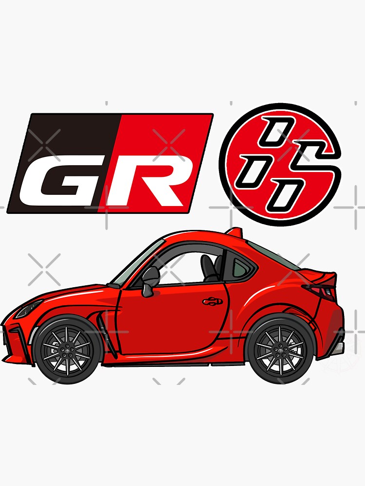 "Chibi GR86" Sticker for Sale by Kantaim | Redbubble