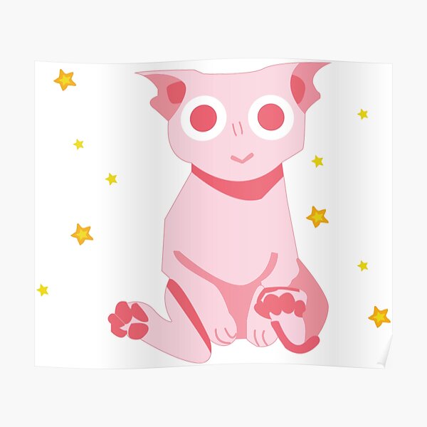 "Bingus cat in the stars" Poster by manusz | Redbubble
