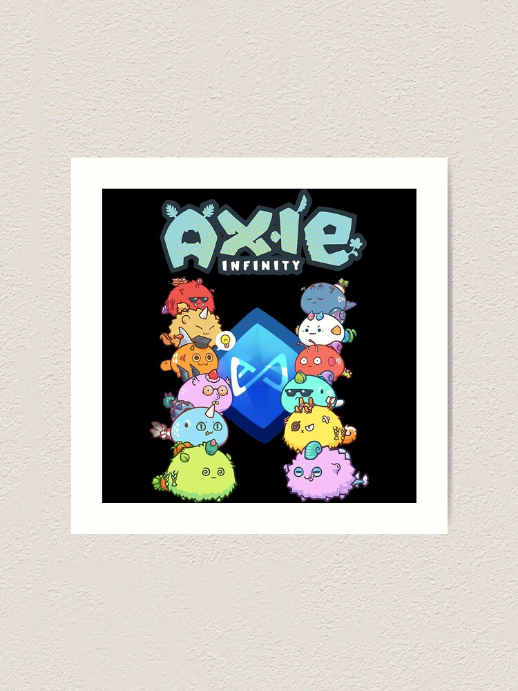 "Axie Infinity NFT Trending Axie Infinity Characters Crypto" Art Print ...