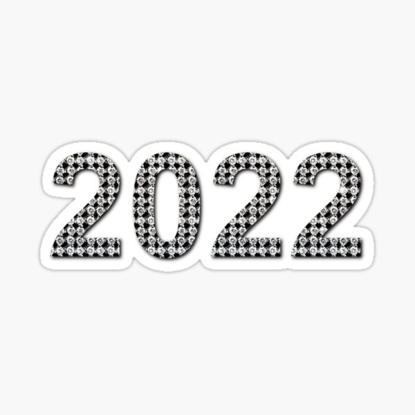 "2022" Sticker for Sale by surprise-to-me | Redbubble