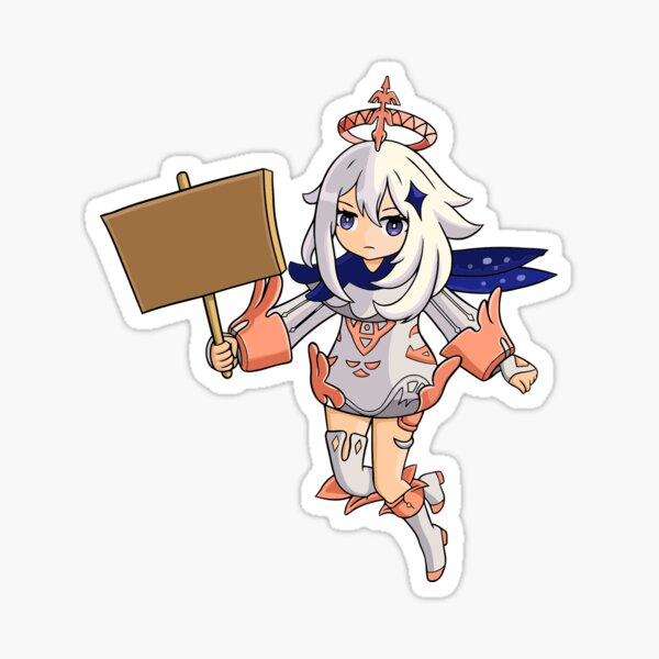 "Paimon Genshin Impact Chibi Stickers Set Sticker" Sticker for Sale by ...
