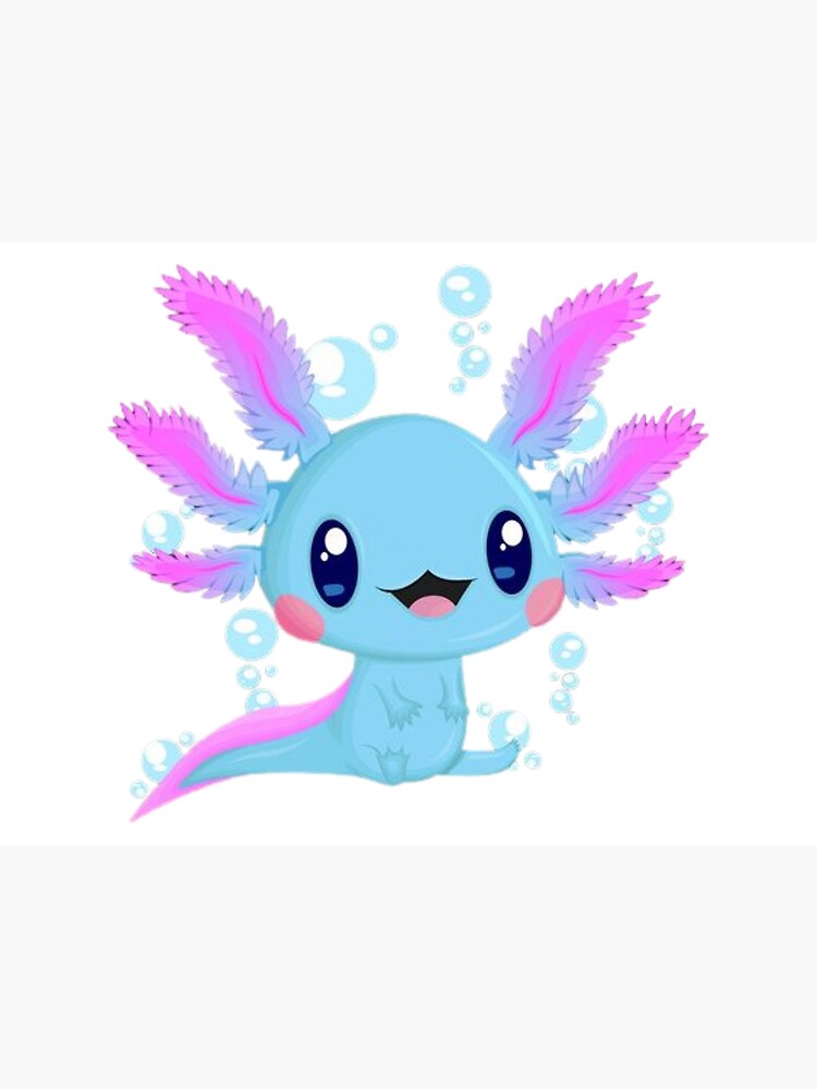 "cute axolotl " Art Print for Sale by cold-cabana | Redbubble