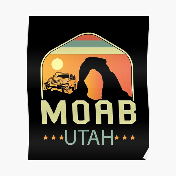 Moab Jeep Posters | Redbubble