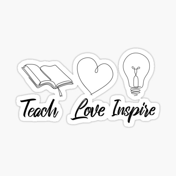 "teach love insppire cute gift for Teacher -teacher appreciation - back ...