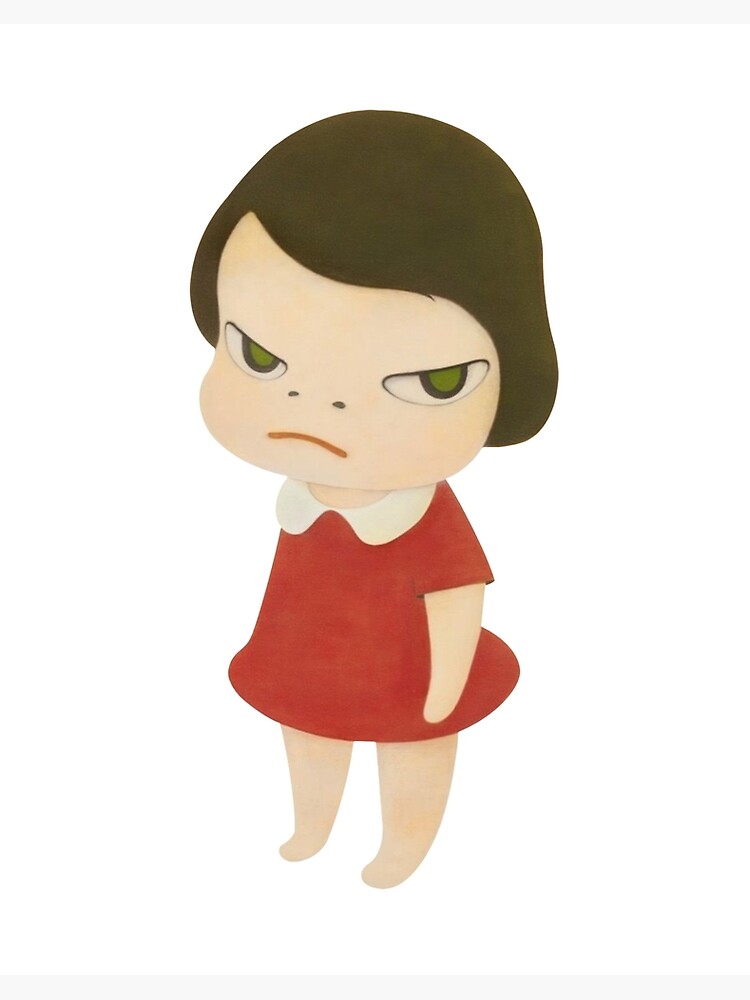 "yoshitomo nara red dress" Art Board Print for Sale by SweatVtgShirts ...