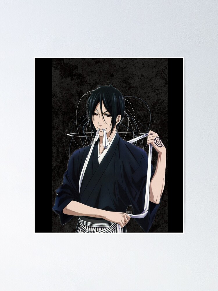 "sebastian michaelis-black butler" Poster for Sale by darkweeb | Redbubble
