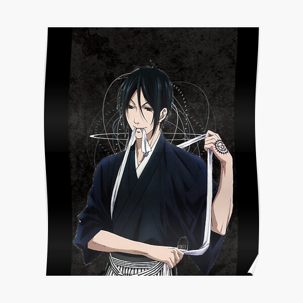 "sebastian michaelis-black butler" Poster for Sale by darkweeb | Redbubble