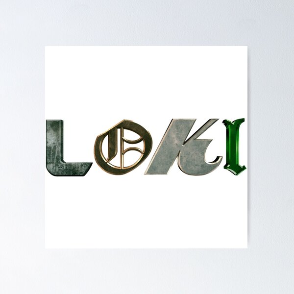 "Loki: Logo" Poster for Sale by MonCheriShoppe | Redbubble