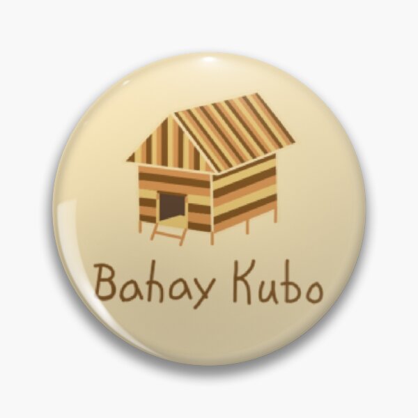 "Bahay Kubo Logo" Pin for Sale by Tabitabipo | Redbubble