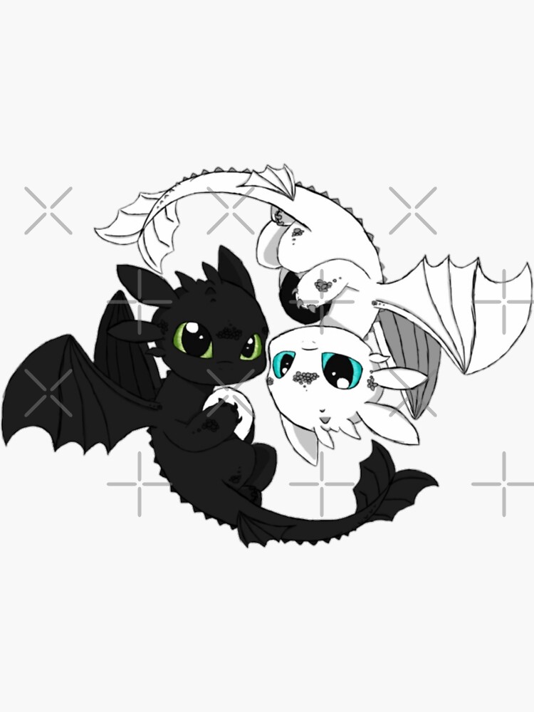 "Chibi Toothless Night Fury" Sticker for Sale by artask | Redbubble