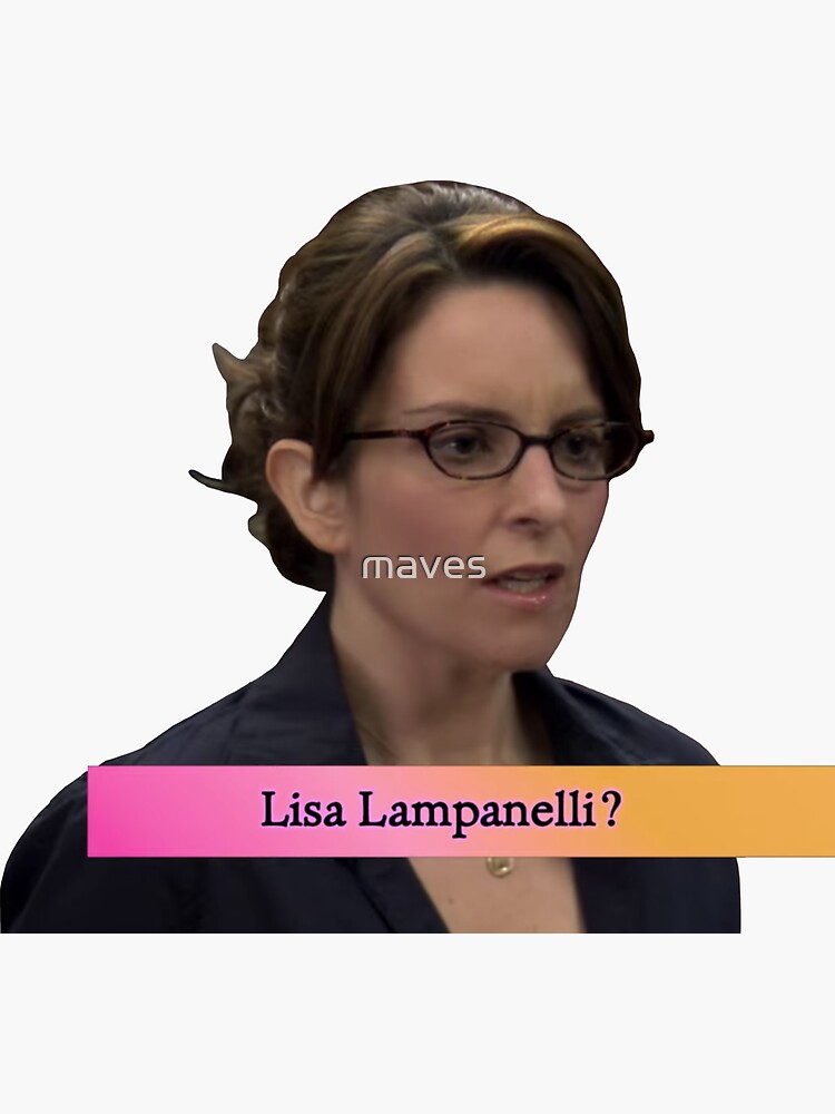 "lisa lampanelli" Sticker for Sale by maves | Redbubble