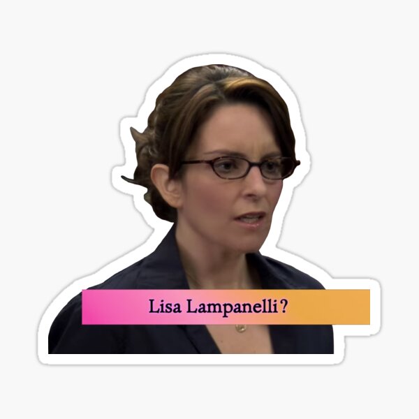 "lisa lampanelli" Sticker for Sale by maves | Redbubble
