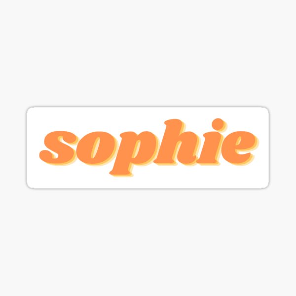 "sophie sticker" Sticker for Sale by KirasShop | Redbubble