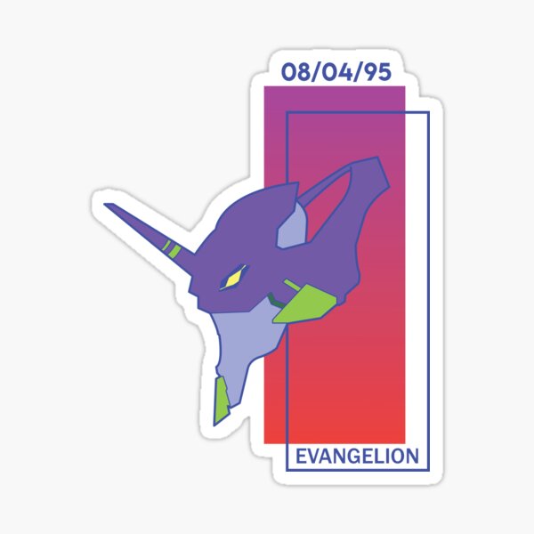 "EVA UNIT 01" Sticker for Sale by AnimatedSeals | Redbubble