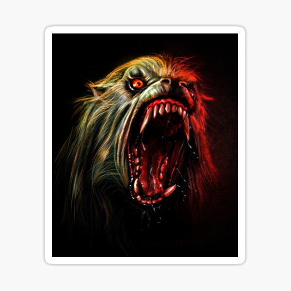 "American Werewolf In London T-Shirt" Sticker for Sale by ...