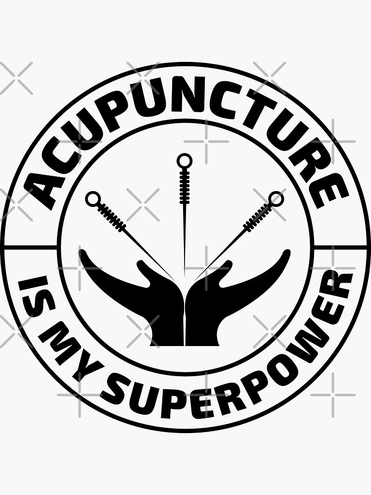 "Acupuncture Acupuncturist Chinese Medicine Funny Saying" Sticker for ...