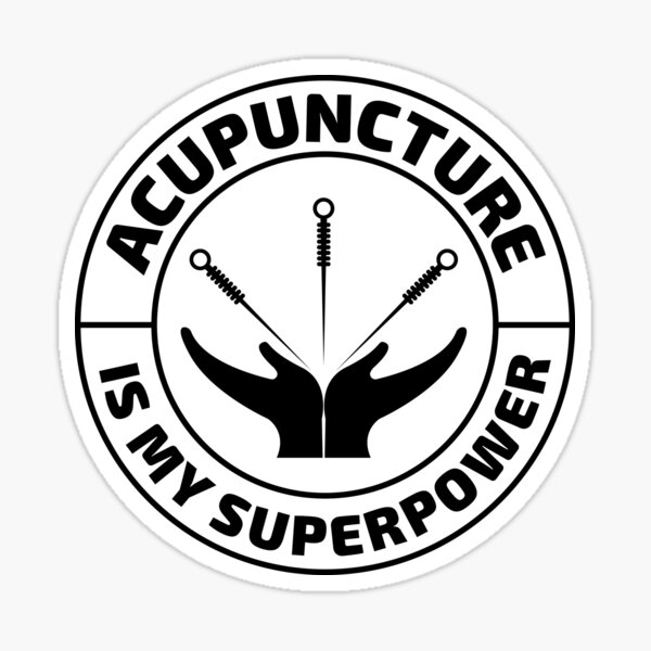 "Acupuncture Acupuncturist Chinese Medicine Funny Saying" Sticker for ...