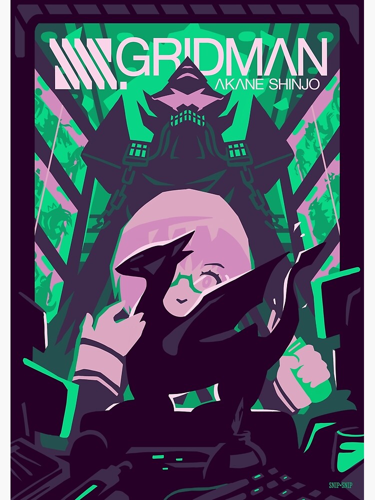 "SSSS. Gridman" Poster for Sale by SnipSnipArt | Redbubble