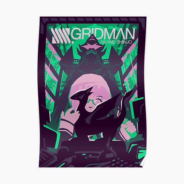 "SSSS. Gridman" Poster for Sale by SnipSnipArt | Redbubble