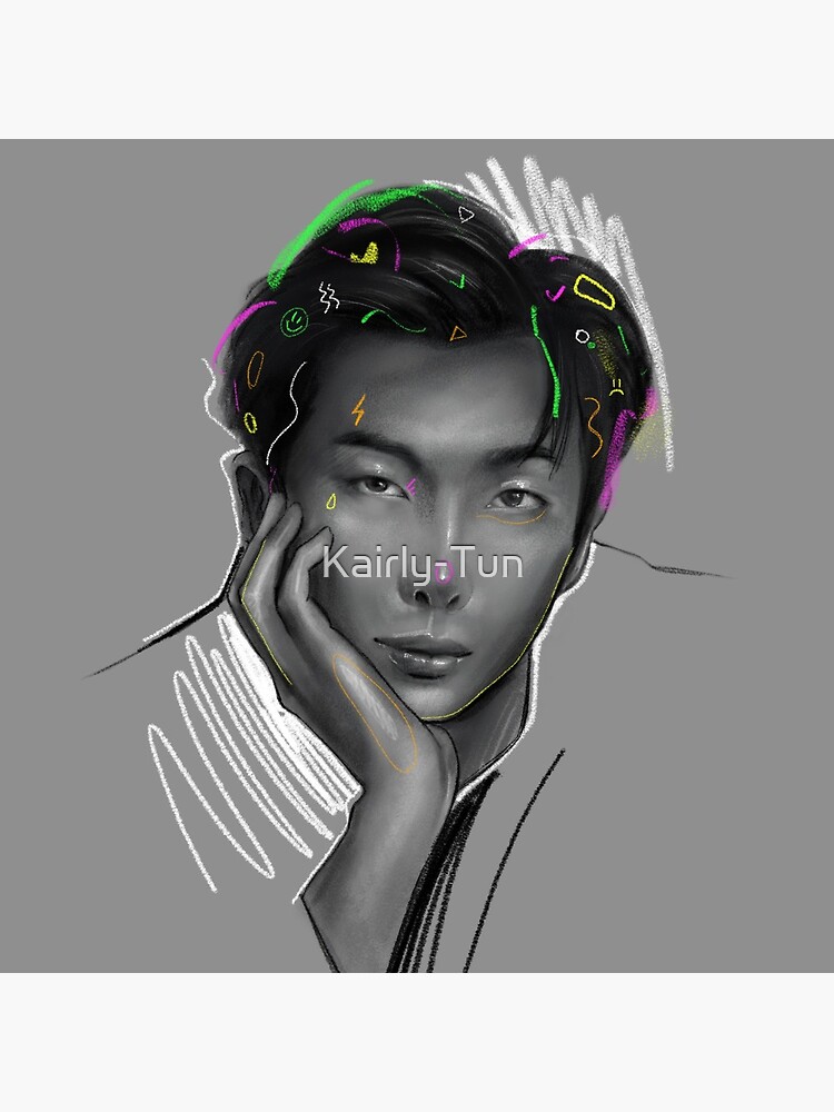 "BTS Rap Monster" Poster by Kairly-Tun | Redbubble