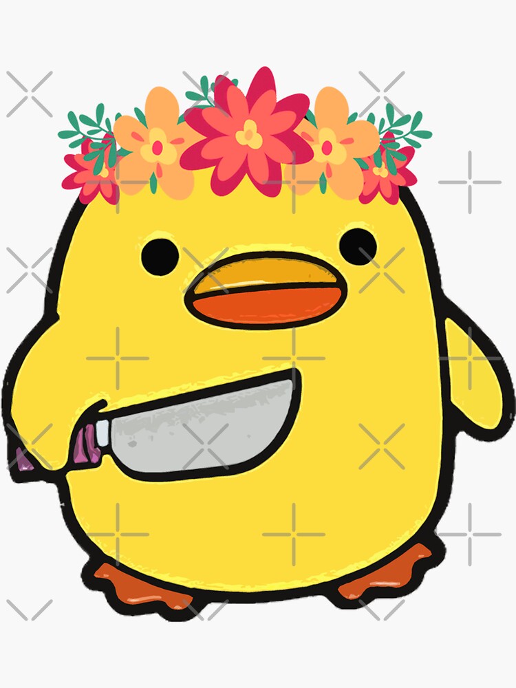 "bad duck" Sticker for Sale by mesmerizze | Redbubble