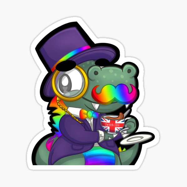 "Fancy" Sticker by RainbowZilla | Redbubble