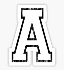 Varsity Letter Stickers | Redbubble