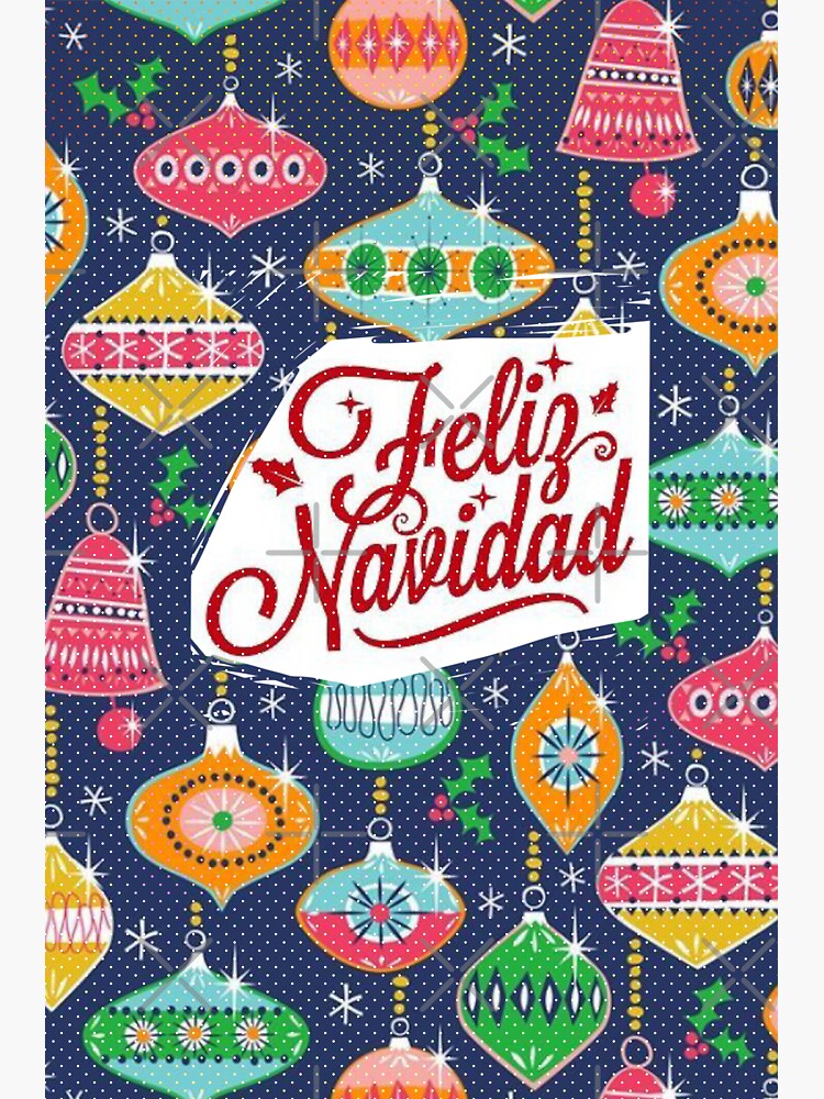 "Feliz navidad, mexican christmas" Sticker for Sale by Heba44 | Redbubble