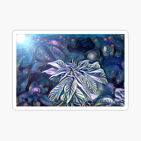 "Artistic Cannabis Plant" Sticker by PhrozenPhotos | Redbubble