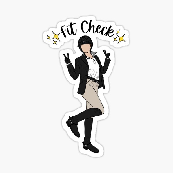"Fit Check Black & Tan" Sticker for Sale by annaermlich | Redbubble