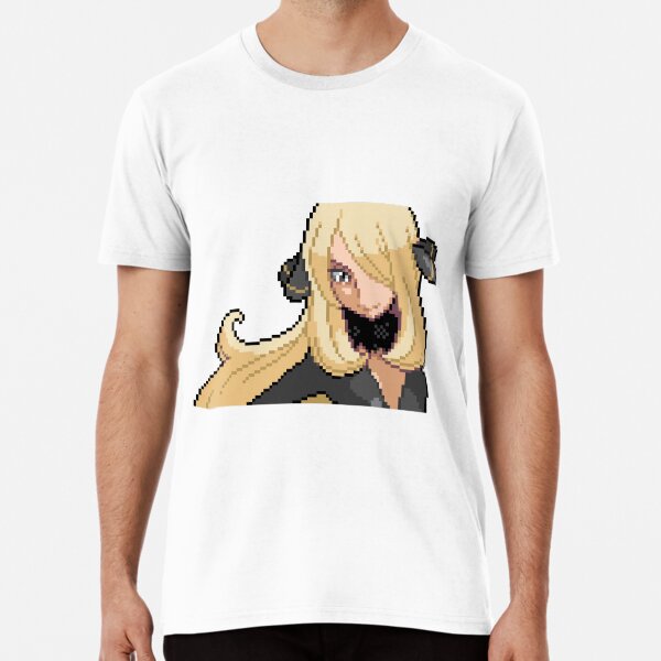 "Cynthia VS Sprite" T-shirt for Sale by rachxt | Redbubble | pokemon t ...