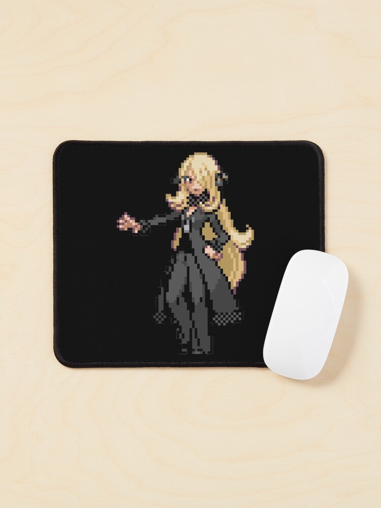 "Cynthia Battle Sprite BW" Mouse Pad for Sale by rachxt | Redbubble