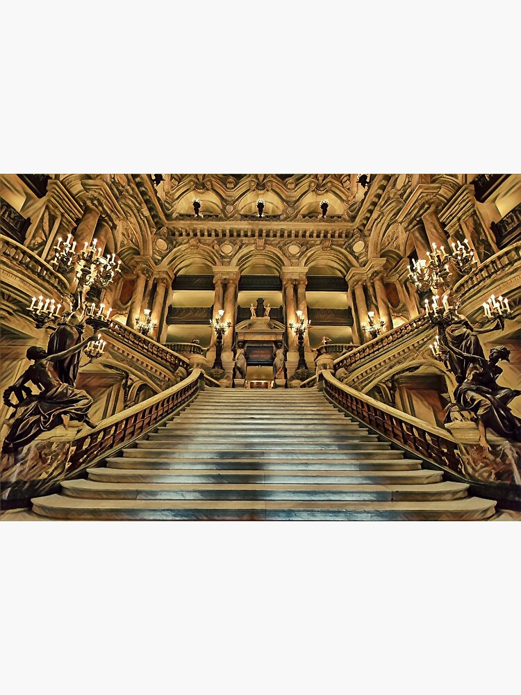 Palais Garnier Grand Staircase Premium Matte Vertical Poster sold by ...