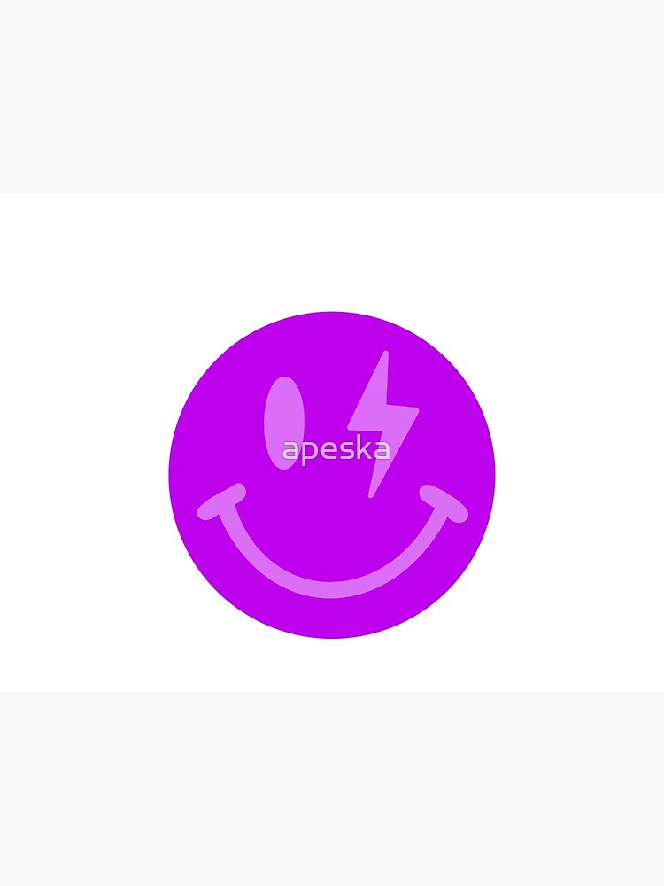 "Purple smiley face" Art Print by apeska | Redbubble