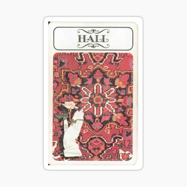 "Clue Hall" Sticker for Sale by timetodieoldman | Redbubble