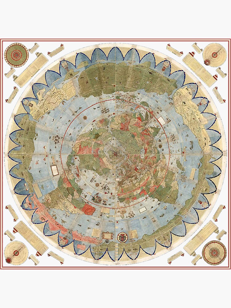 "GLEASON MAP" Sticker for Sale by teoburis | Redbubble