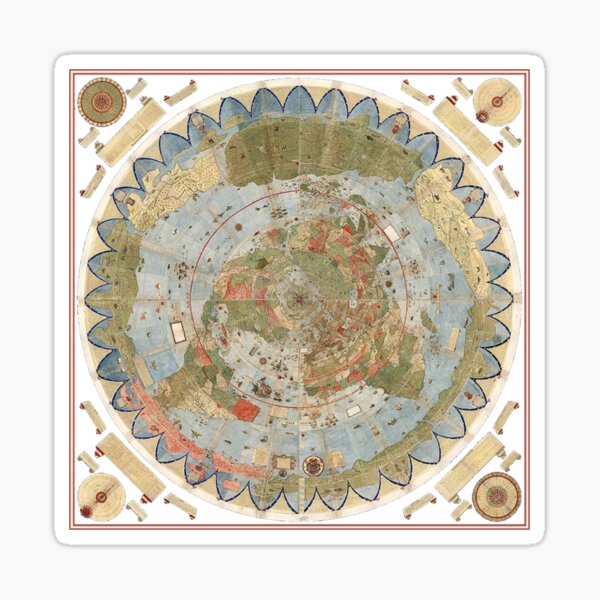 "GLEASON MAP" Sticker for Sale by teoburis | Redbubble