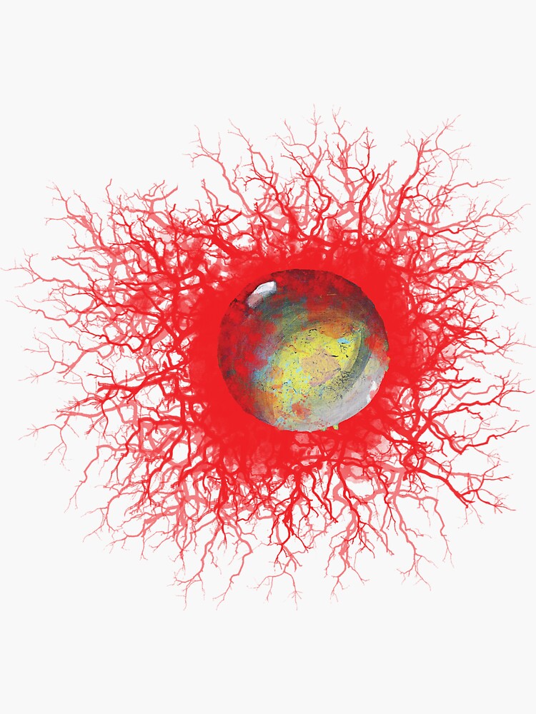 "Virus Floating Spheres " Sticker for Sale by JAMPaintings | Redbubble