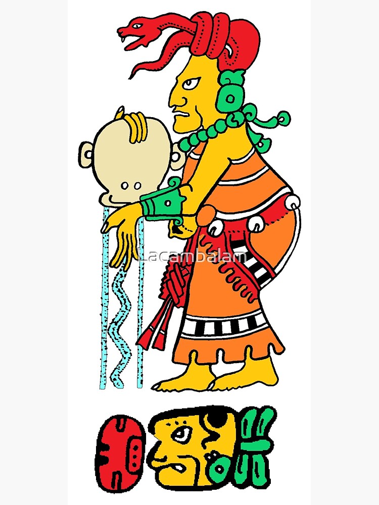 "Ixchel with white background" Sticker for Sale by Lacambalam | Redbubble