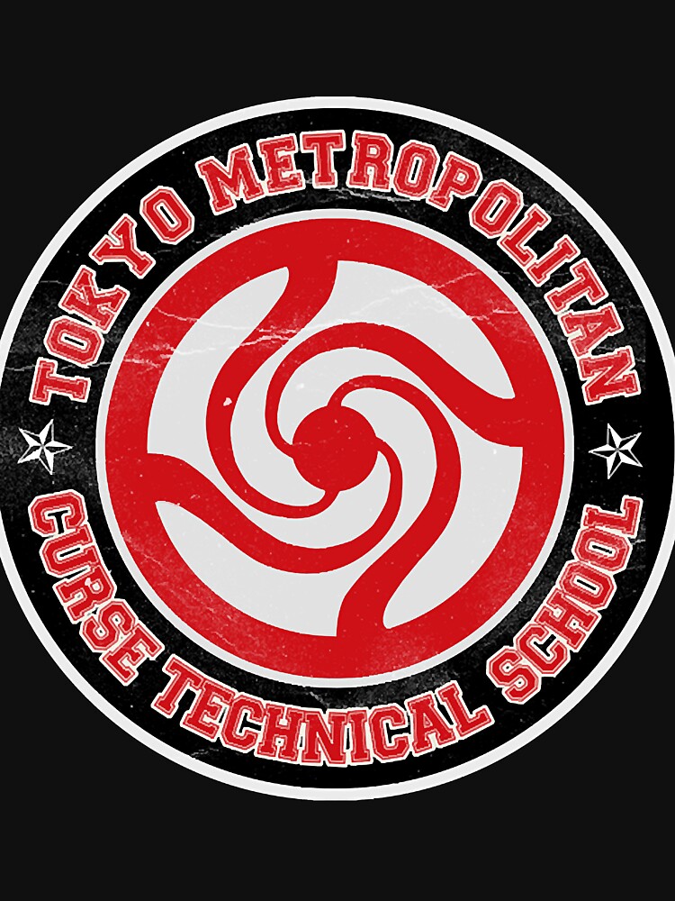"Jujutsu Kaisen tokyo metropolitan curse tech school logo " T-shirt for ...