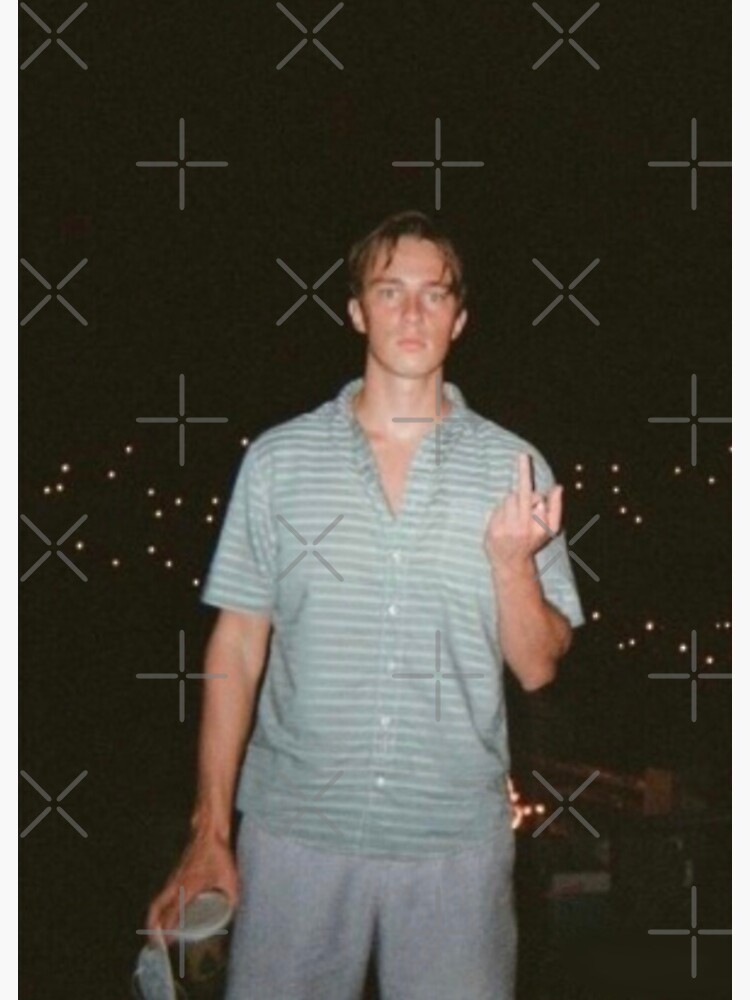 "Drew Starkey Middle Finger Merch " Sticker for Sale by Brooktp | Redbubble