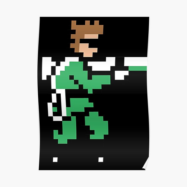 "8-Bit Commando " Poster by CariannaKolmetz | Redbubble