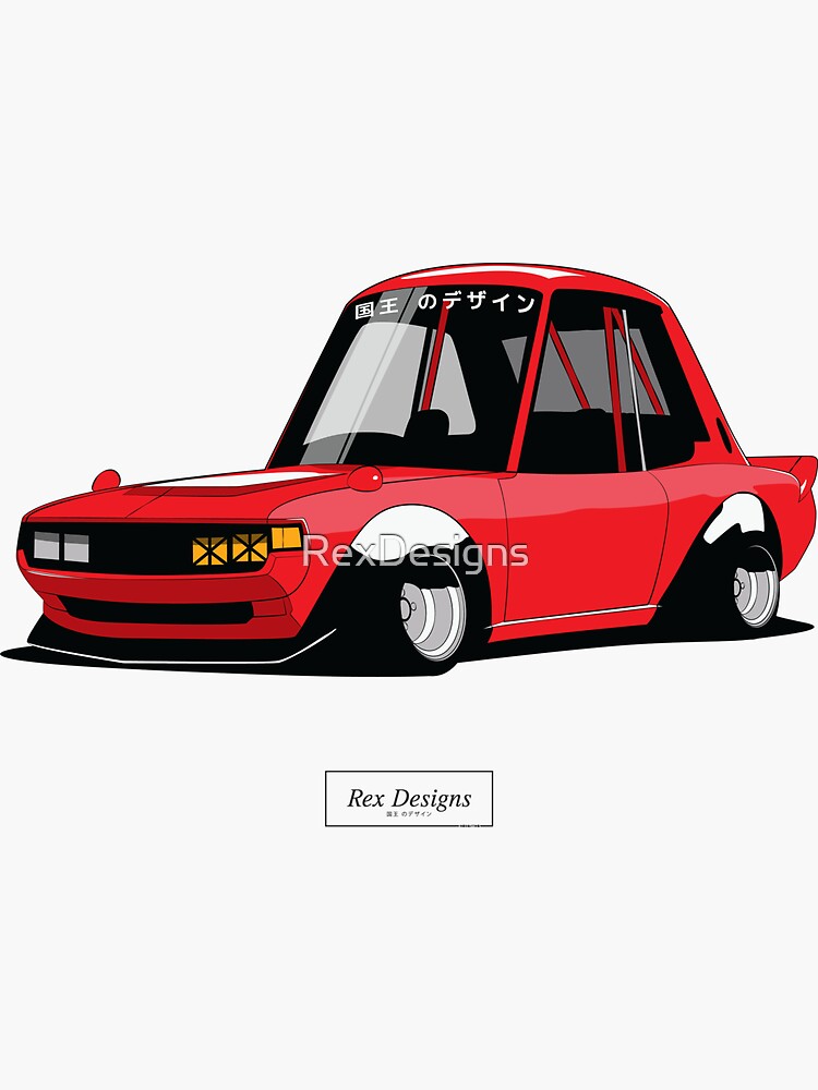 "Toyota Celica TA22 "Bosozoku"" Sticker for Sale by RexDesigns | Redbubble