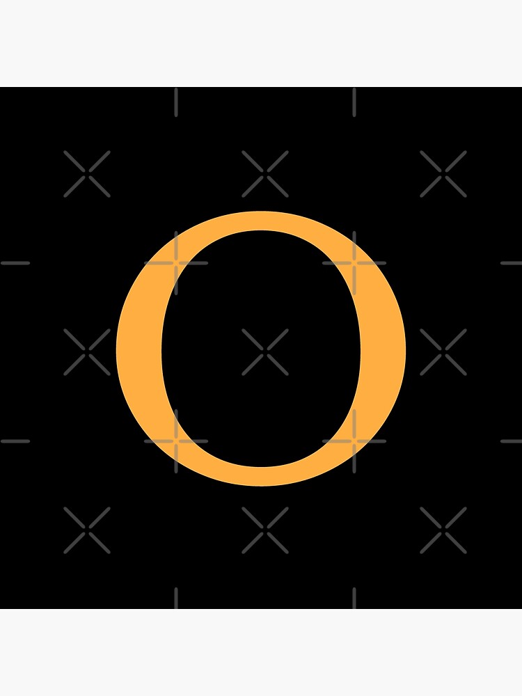 "Letter O - Orange Color" Poster by FunStudio | Redbubble