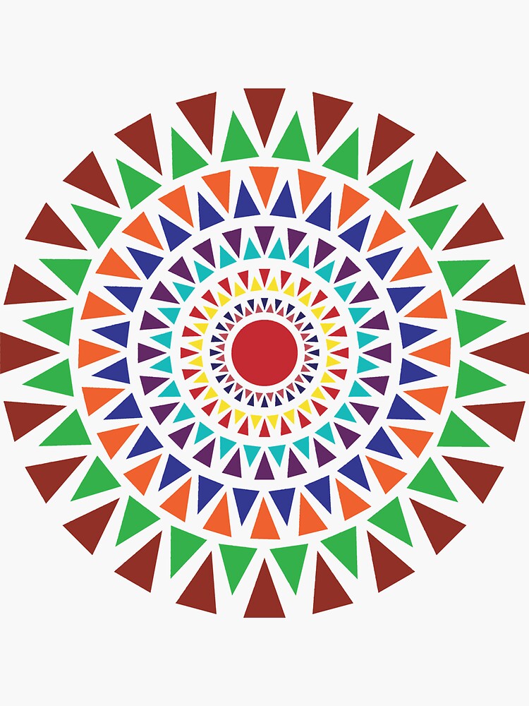 "Design from the traditional Nubian art in Aswan" Sticker for Sale by ...