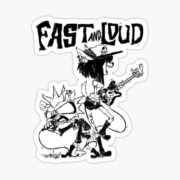 "Fast and Loud " Sticker for Sale by dilynblomdahl | Redbubble