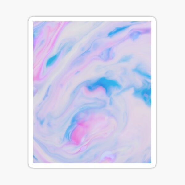 "Pink & Blue Abstract" Sticker for Sale by Retro-Design | Redbubble