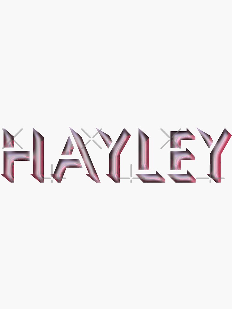 "Hayley" Sticker by Melmel9 | Redbubble