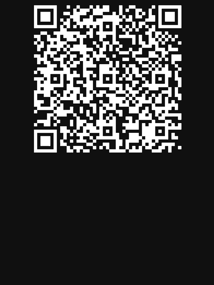 "qr code" T-shirt by waynomps | Redbubble | qr code t-shirts - qrcode t ...